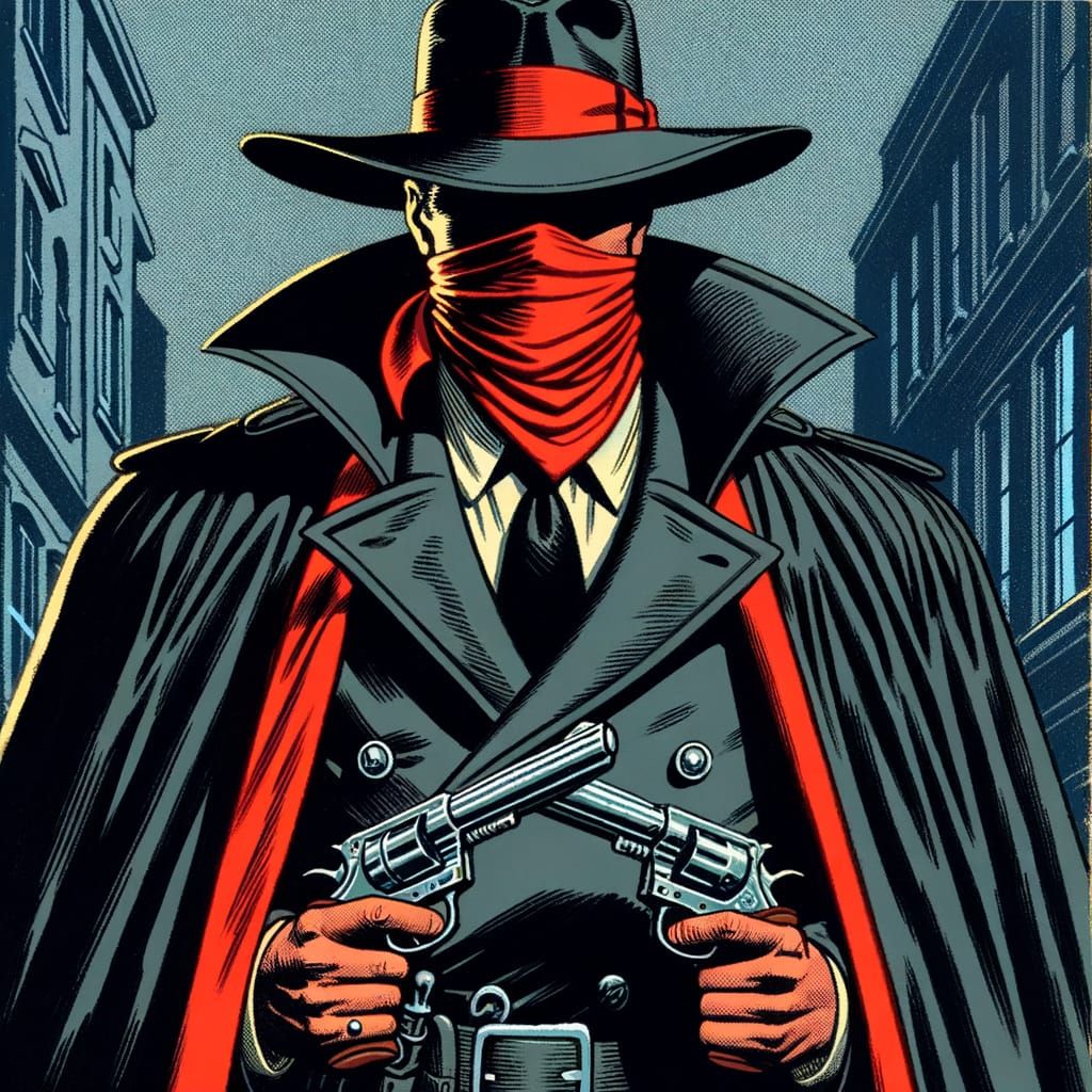the Shadow - Classic Pulp Hero in Midnight City