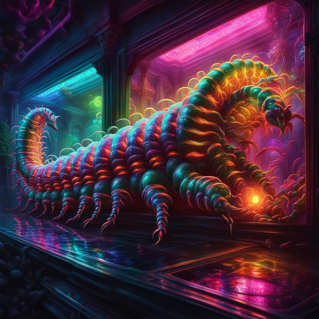 Centipede - AI Generated Artwork - NightCafe Creator