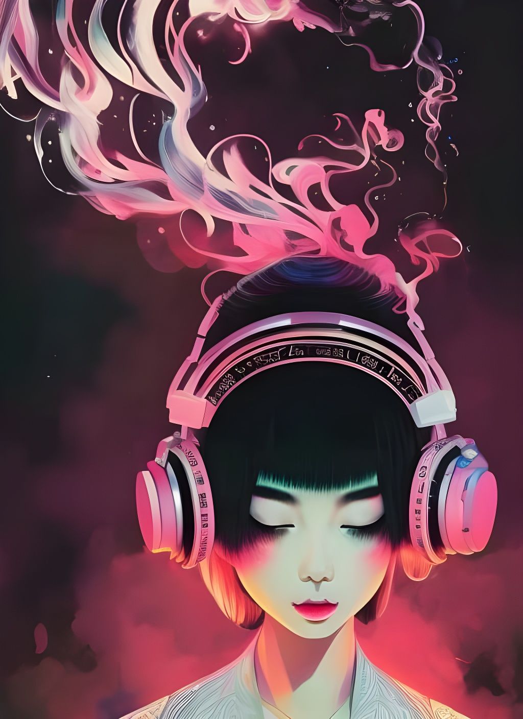 Deep Thoughts, Intense Sounds - AI Generated Artwork - NightCafe Creator