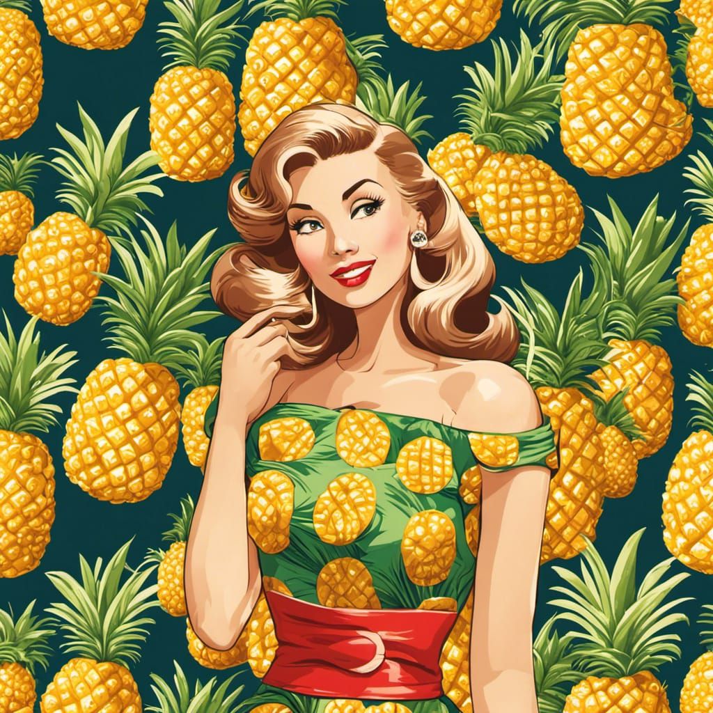 Sweet as a Pineapple - AI Generated Artwork - NightCafe Creator