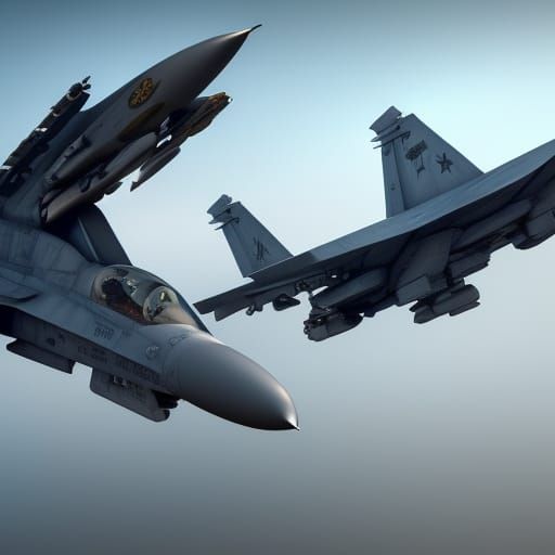 top gun fighter jets - AI Generated Artwork - NightCafe Creator