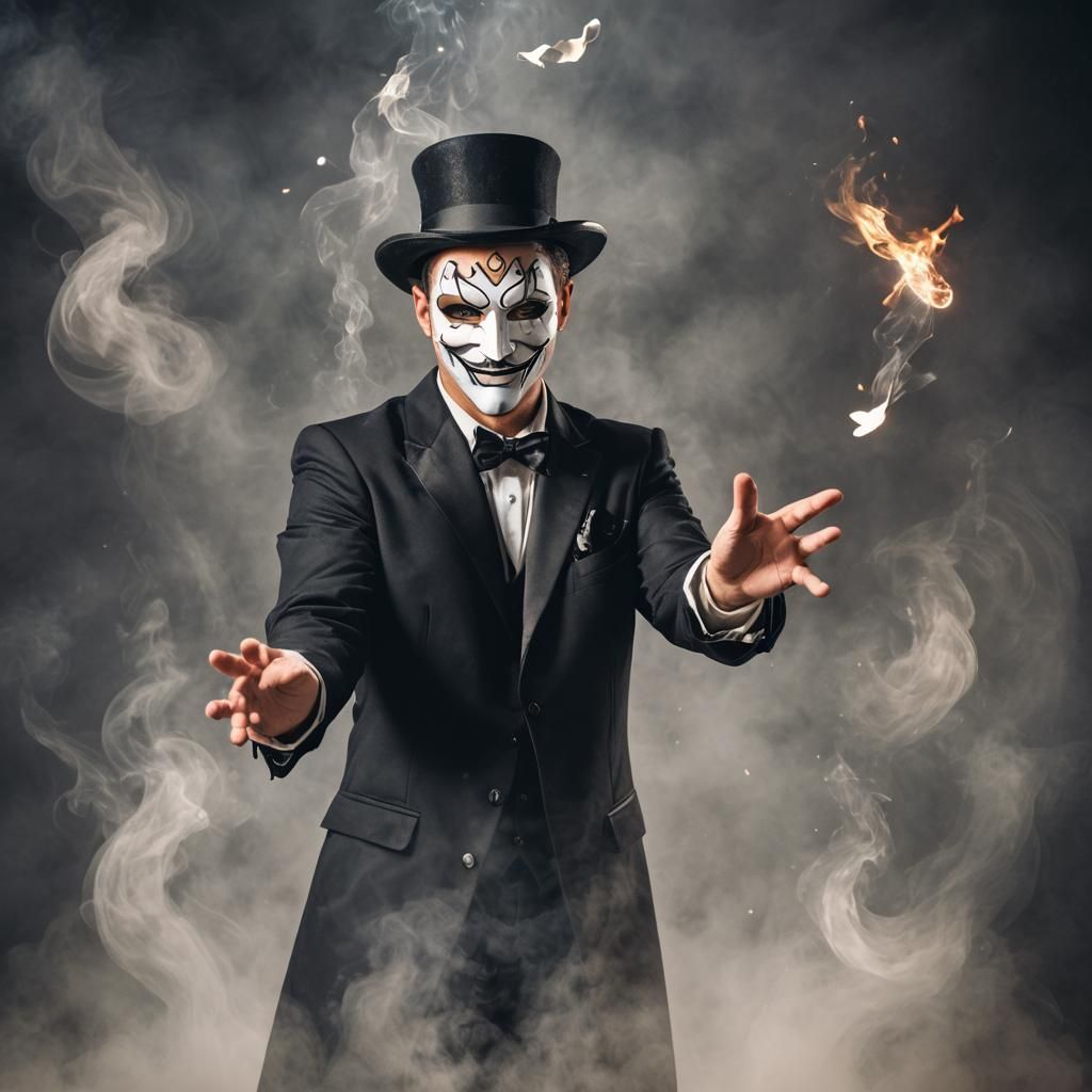 Masked Magician - AI Generated Artwork - NightCafe Creator