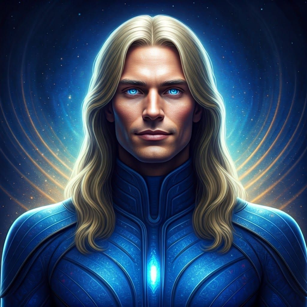 Ashtar Command / male Pleiadian star being