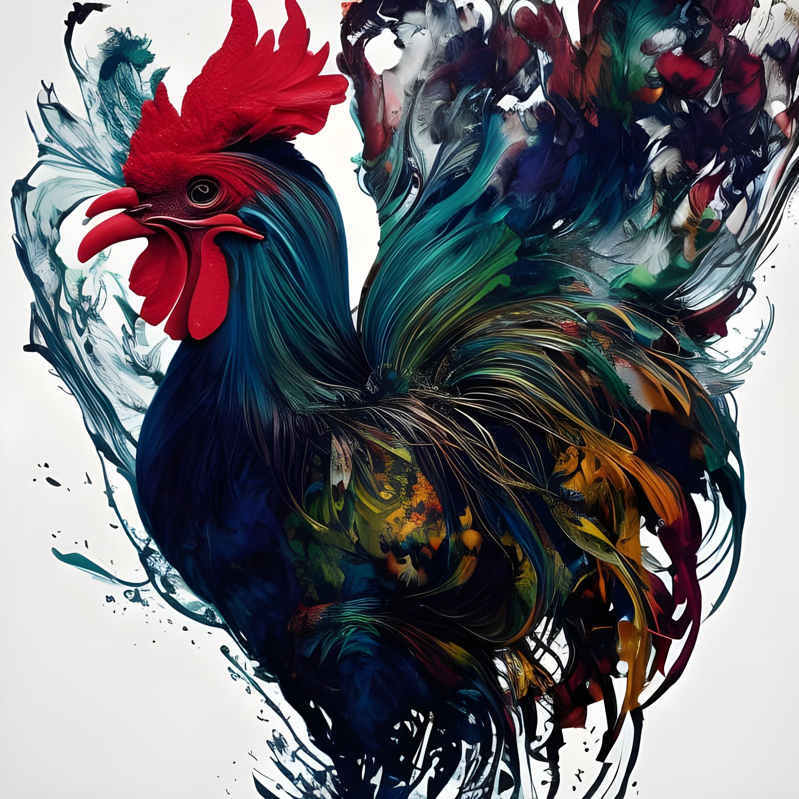 Rooster - AI Generated Artwork - NightCafe Creator