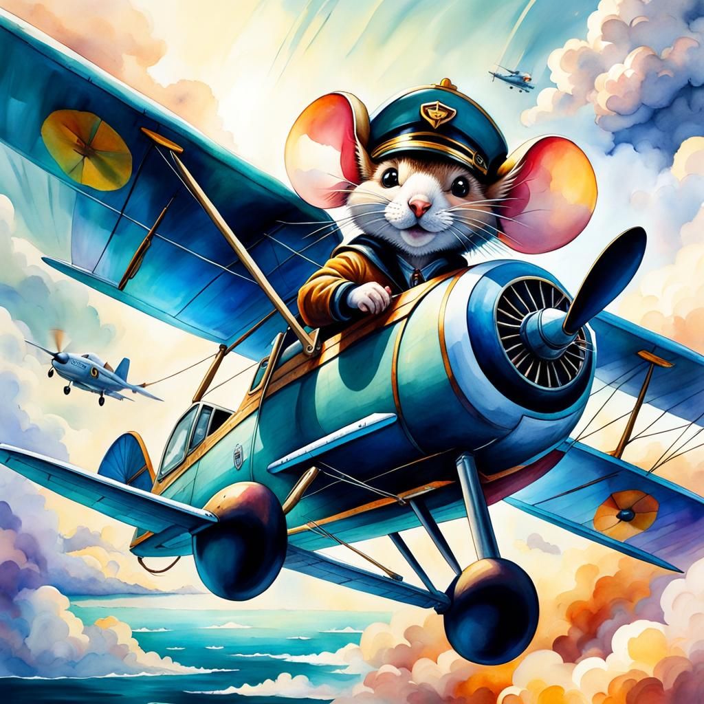 Mouse Pilot - AI Generated Artwork - NightCafe Creator