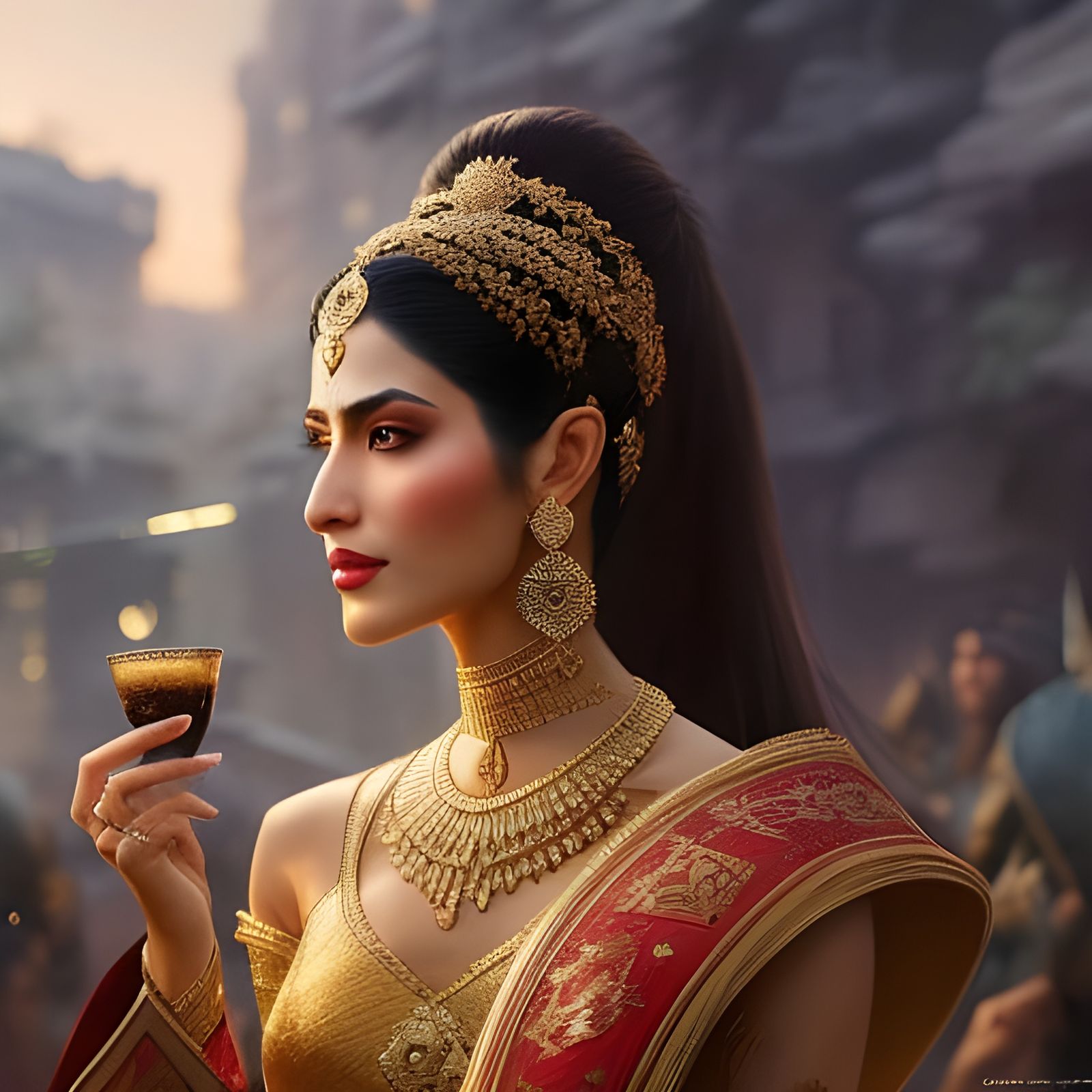 Persian princess - AI Generated Artwork - NightCafe Creator