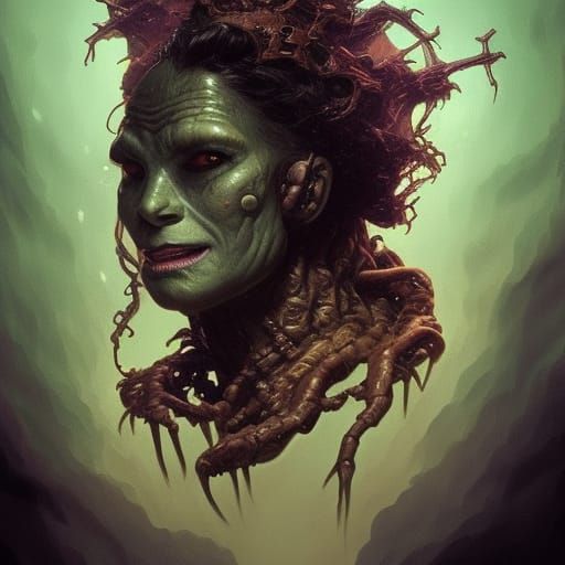 Portrait of a Yucky Creep - AI Generated Artwork - NightCafe Creator