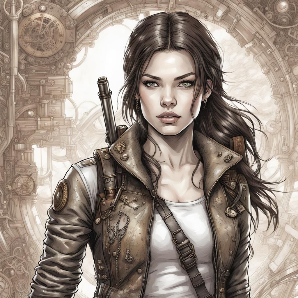 Hailee Steinfeld / Lara Croft #1 - AI Generated Artwork - NightCafe Creator