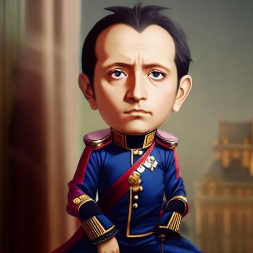 Chibi Napoleon Bonaparte - AI Generated Artwork - NightCafe Creator