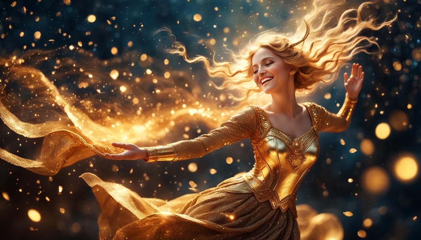 Full of luck and happiness - AI Generated Artwork - NightCafe Creator