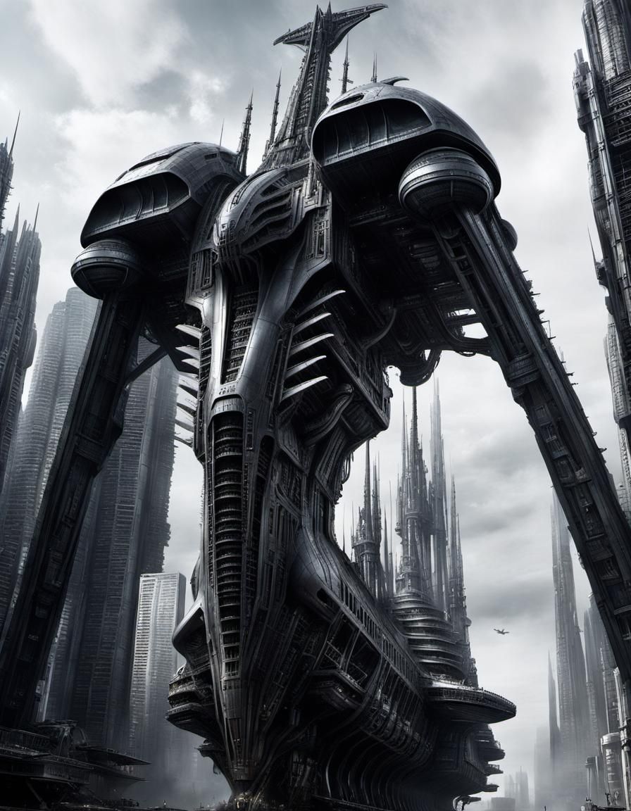 Alien construction - AI Generated Artwork - NightCafe Creator