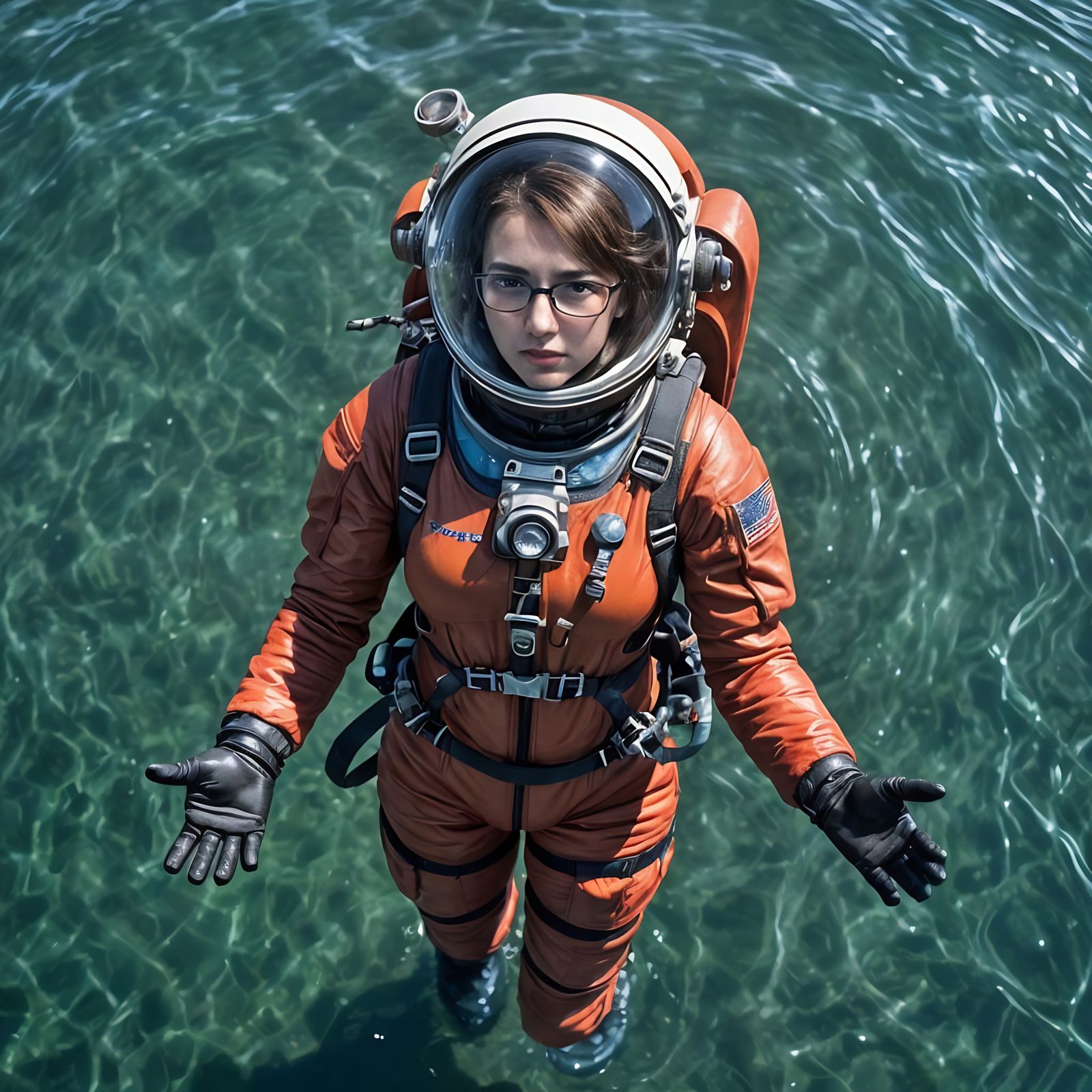 Cmr Jess Summers is in amazement of the quality of the water during her ...