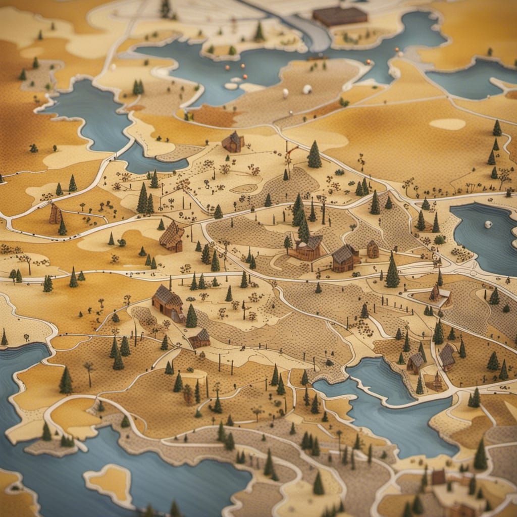 A map - AI Generated Artwork - NightCafe Creator