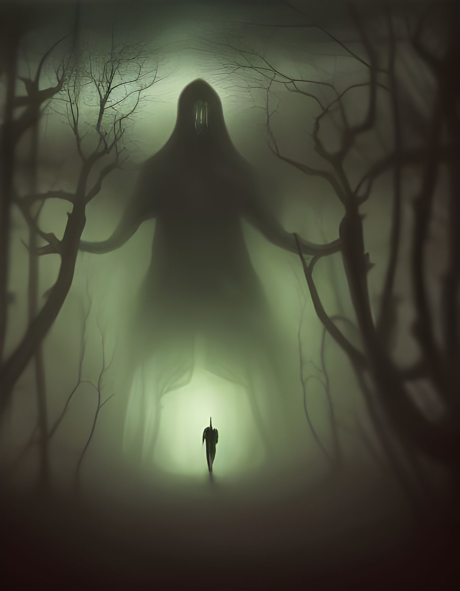 Nightmare forest - AI Generated Artwork - NightCafe Creator