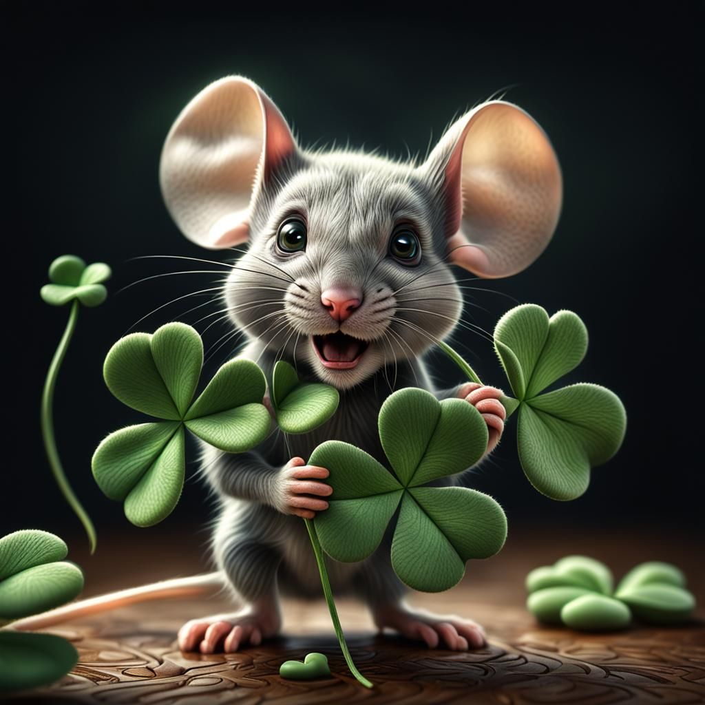 The Lucky Mouse. - AI Generated Artwork - NightCafe Creator
