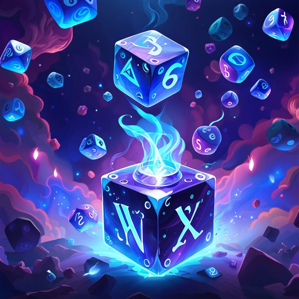 Magic Dice - AI Generated Artwork - NightCafe Creator
