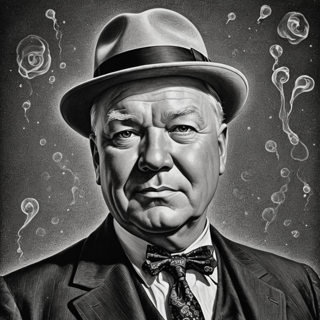 W. C. Fields - AI Generated Artwork - NightCafe Creator