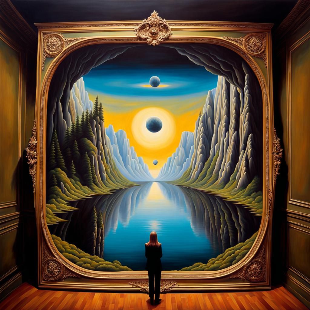 The Optical Illusion Paintings incredibly Surreal Optical Illusion Art ...