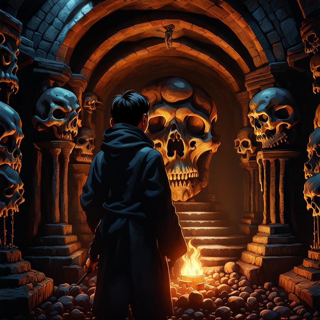 Catacomb - AI Generated Artwork - NightCafe Creator