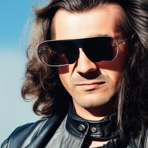 Mullet Time Traveler - AI Generated Artwork - NightCafe Creator