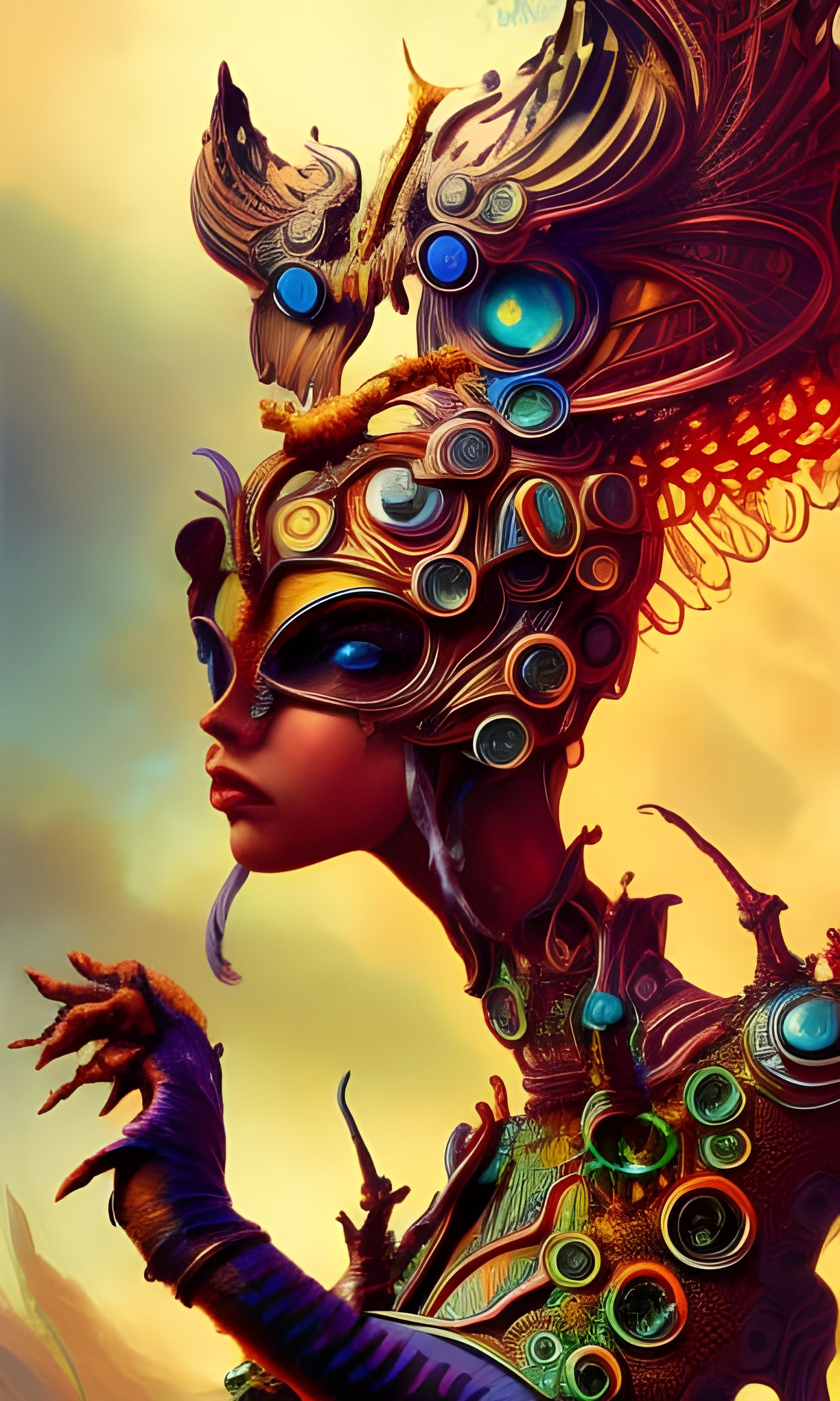 Butterfly fusion girl - AI Generated Artwork - NightCafe Creator