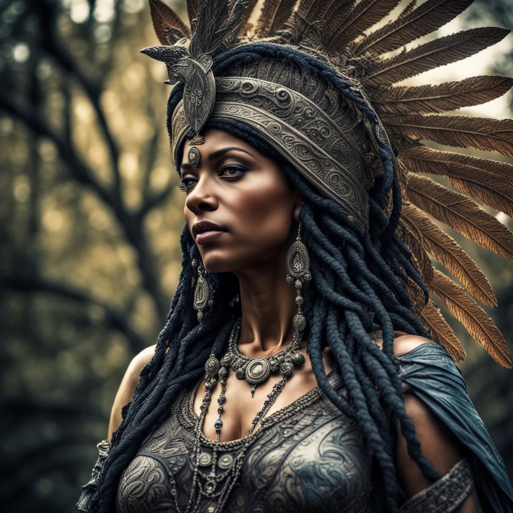 Columbia weeps - America's original pagan goddess - AI Generated ...