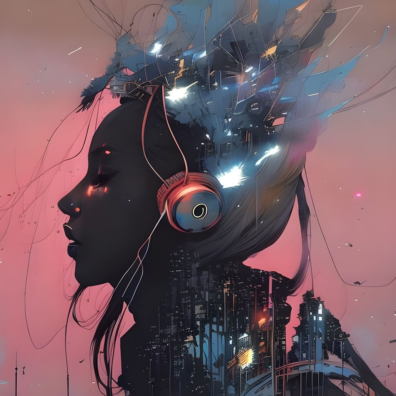 Electric Sound - AI Generated Artwork - NightCafe Creator