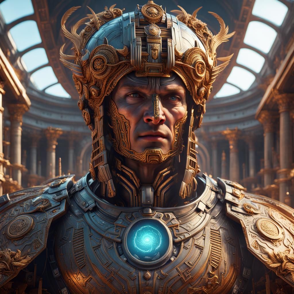 Holy Roman Cyber Emperor - AI Generated Artwork - NightCafe Creator