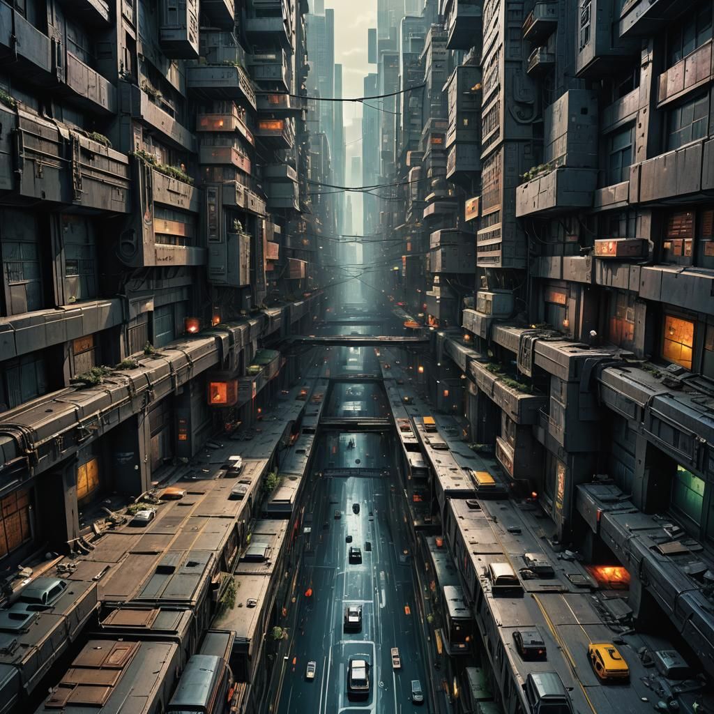 The Linear City 3 - AI Generated Artwork - NightCafe Creator