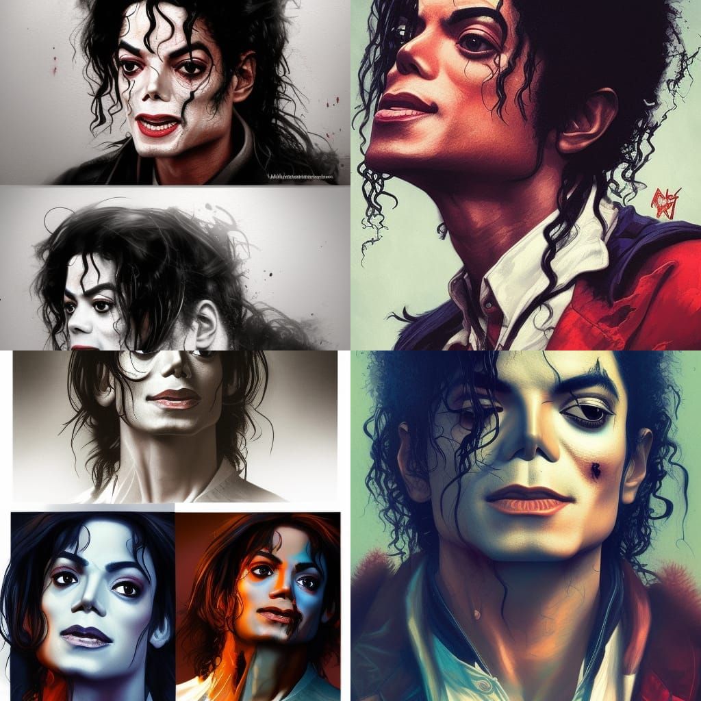 Michael Jackson as a zombie singer - AI Generated Artwork - NightCafe ...