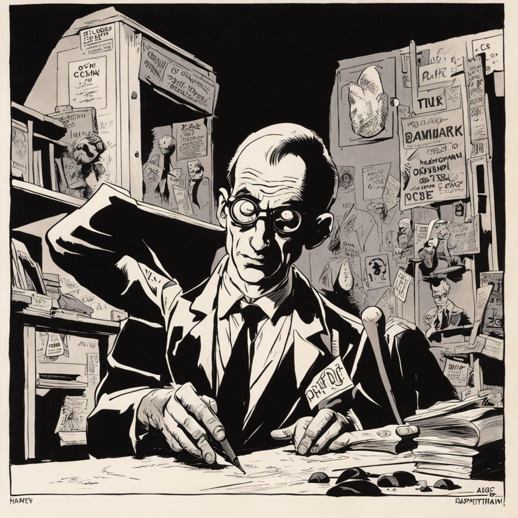 Grimdark by Harvey Kurtzman - Grimdark Comic Art in Dark Fan...