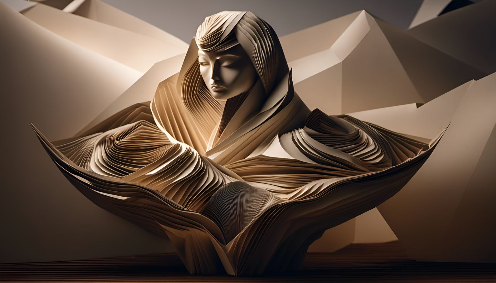 “The Yoshizawa-Randlett Experiment - 018: The Empress” - AI Generated ...