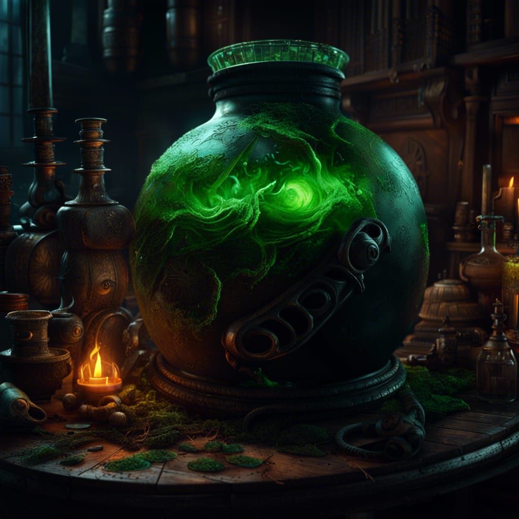Toxic potion - AI Generated Artwork - NightCafe Creator