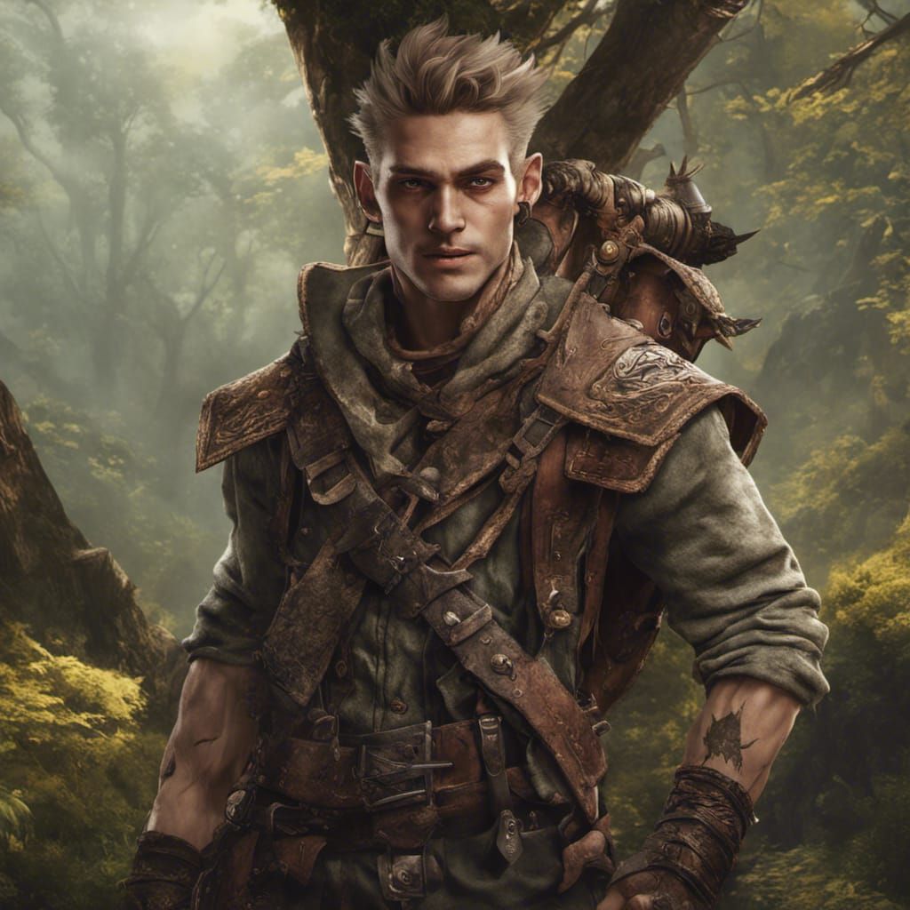 Half Elf Monster Hunter Ranger - AI Generated Artwork - NightCafe Creator