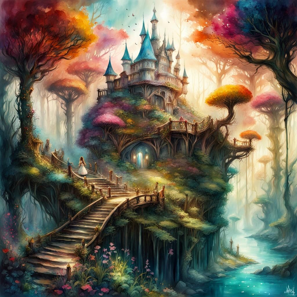 A real imagine world - Whimsical Fantasy World Inspired by A...