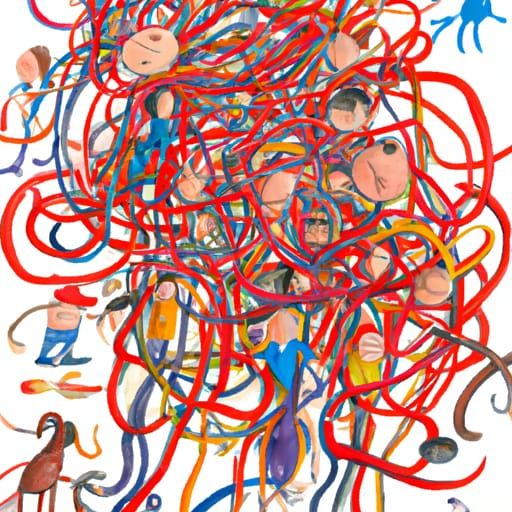 human spaghetti 000791 - AI Generated Artwork - NightCafe Creator
