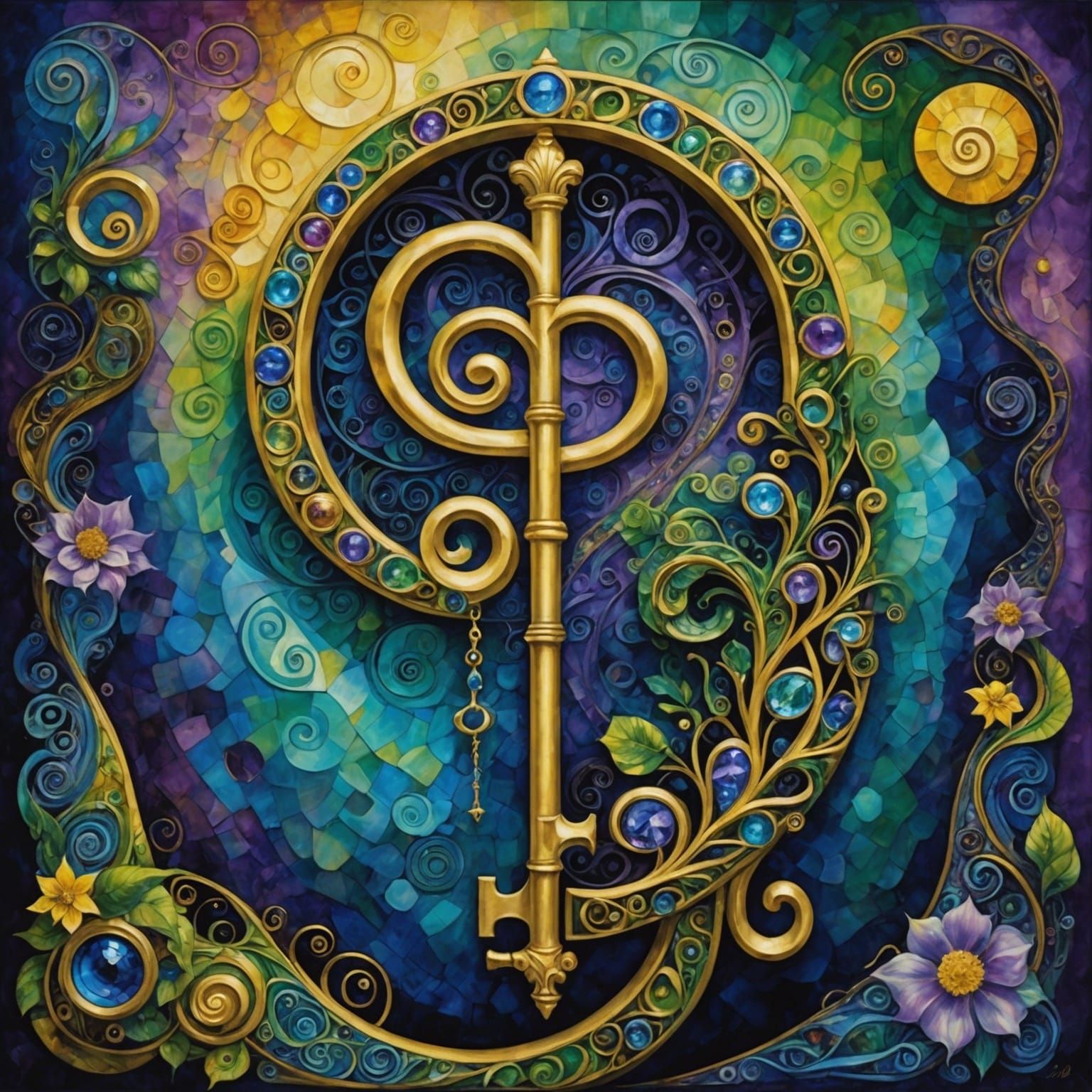 My house can be opened with a key shaped like a treble clef ...