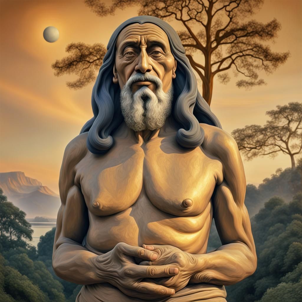 Indian Babaji #4 - AI Generated Artwork - NightCafe Creator