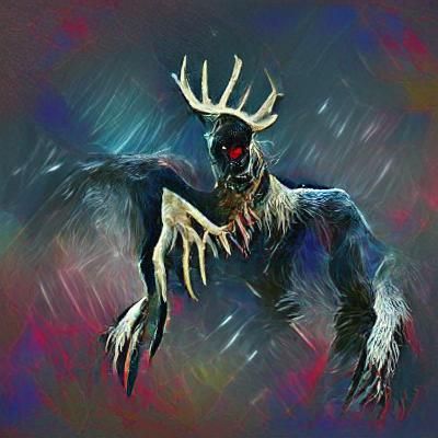 wendigo video - Fearsome Wendigo Rendering