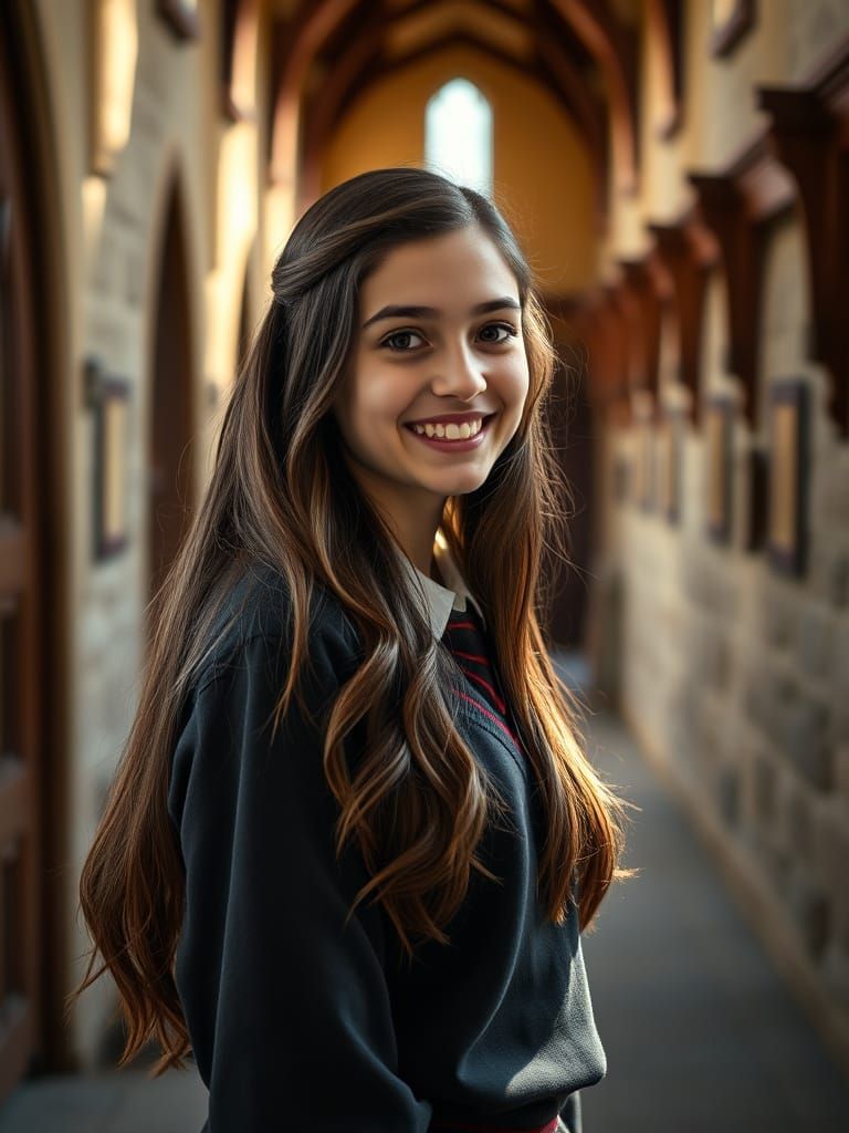 Third year Bianca Black - Gryffindor Girl Shines in Hogwarts...