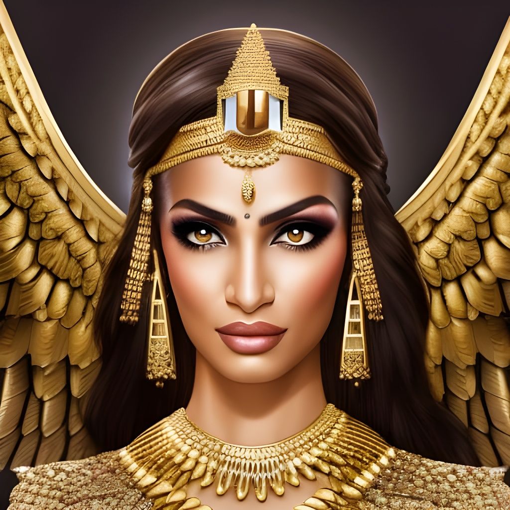 Egyptian goddess Isis. - AI Generated Artwork - NightCafe Creator