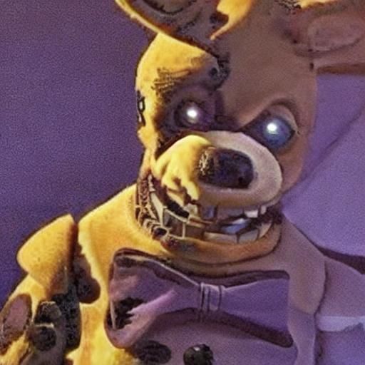 Fnaf movie The Yellow Rabbit - AI Generated Artwork - NightCafe Creator