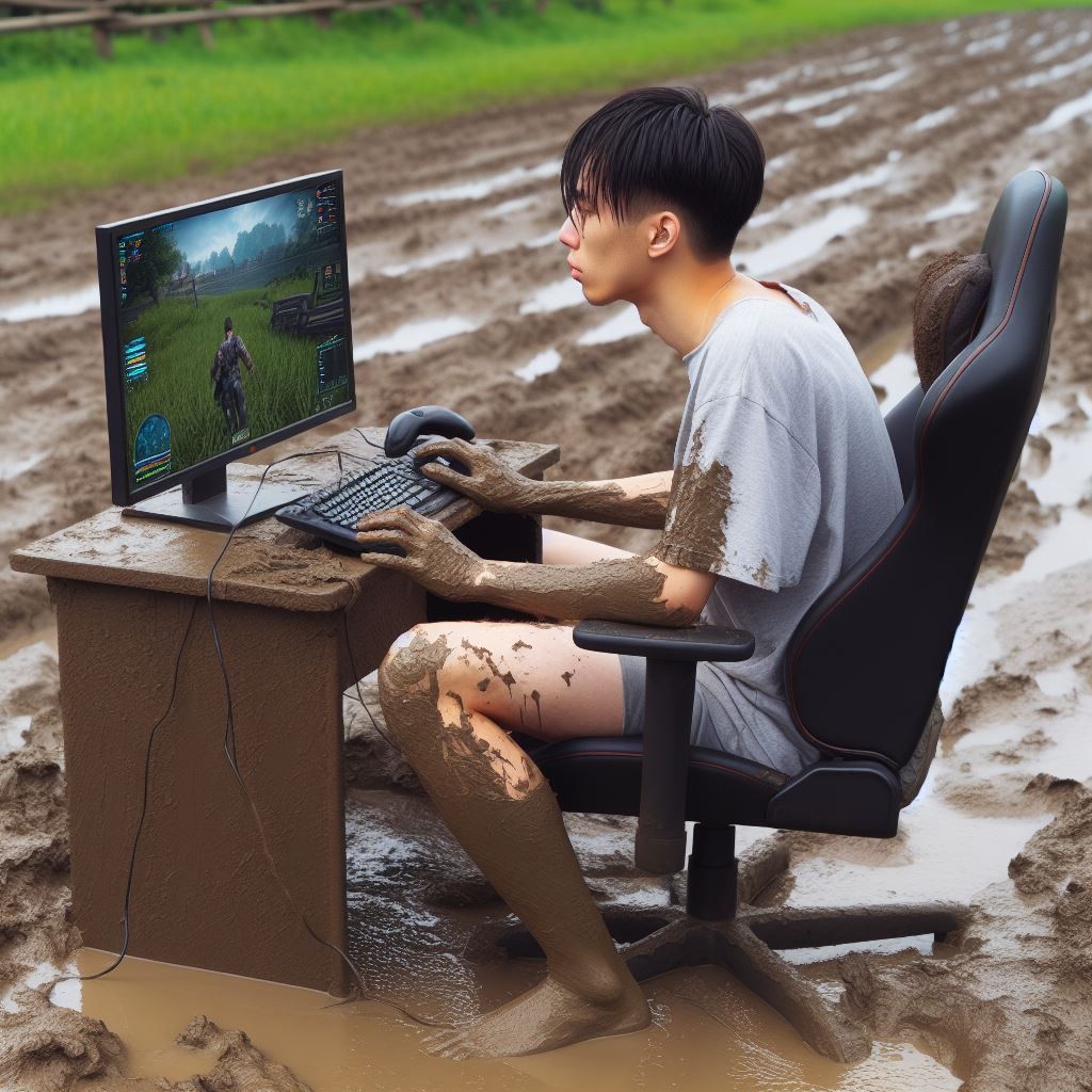 Gaming PC Setup - AI Generated Artwork - NightCafe Creator