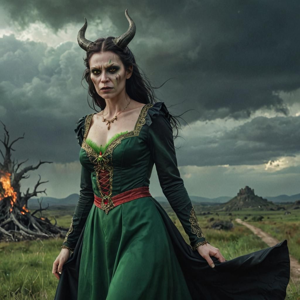 Demonic Cursed Witch - AI Generated Artwork - NightCafe Creator