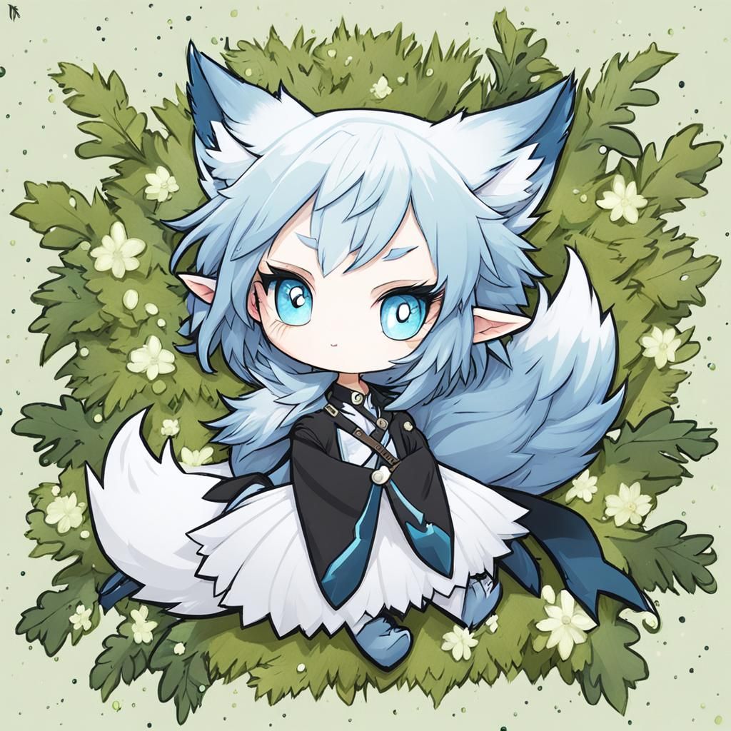 A wood elf-wolf shifter hybrid baby - AI Generated Artwork - NightCafe ...