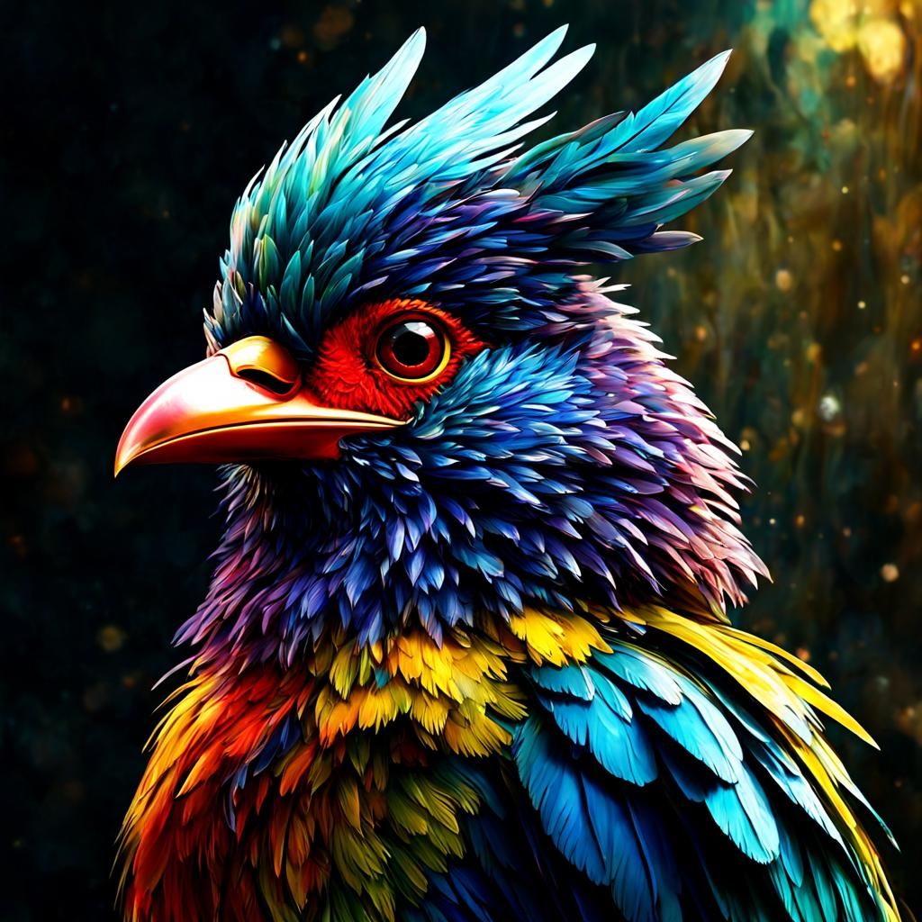 Vibrant Bird - AI Generated Artwork - NightCafe Creator
