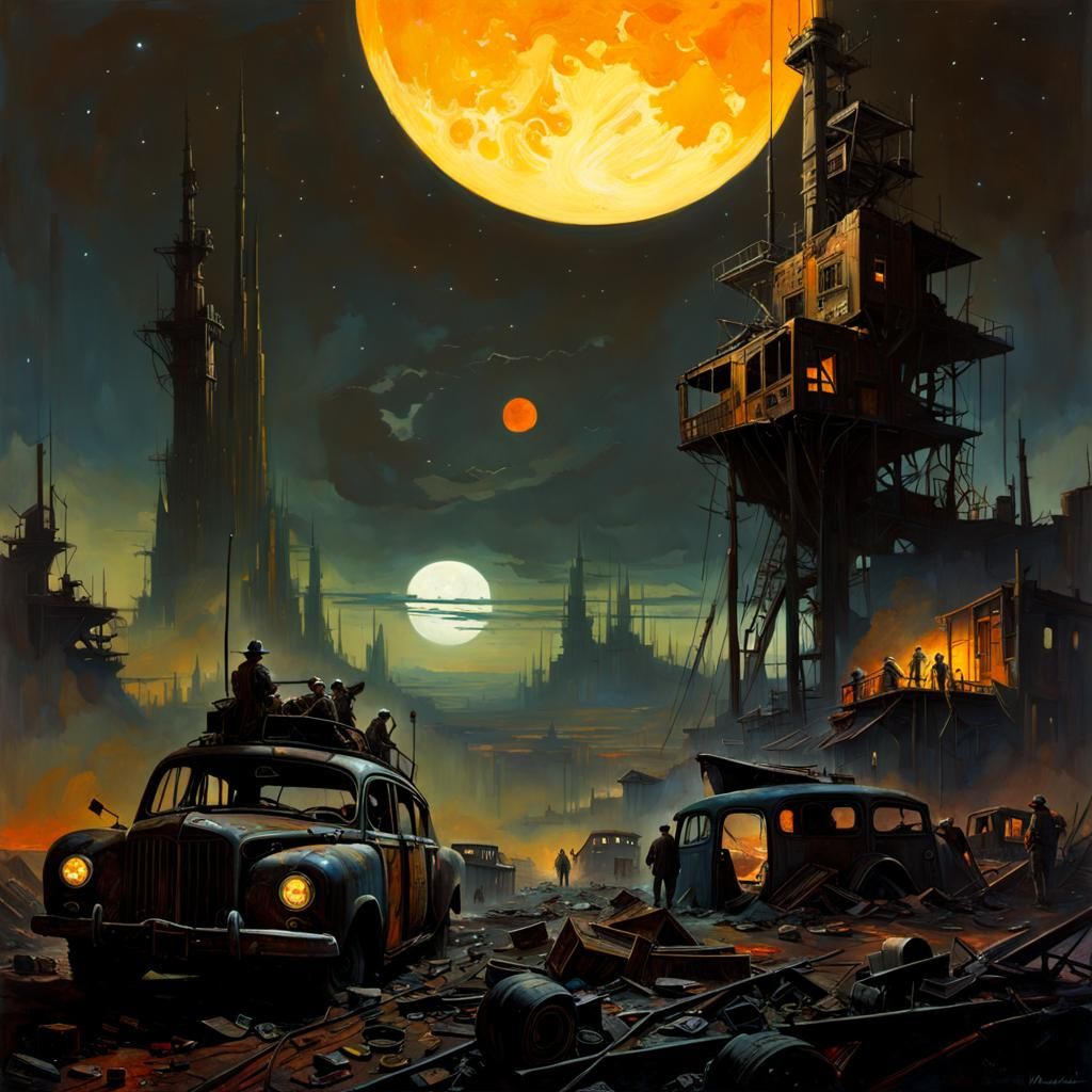 Rough Night Post-Apocalypse Wasteland (CrystalClearXL) - AI Generated ...