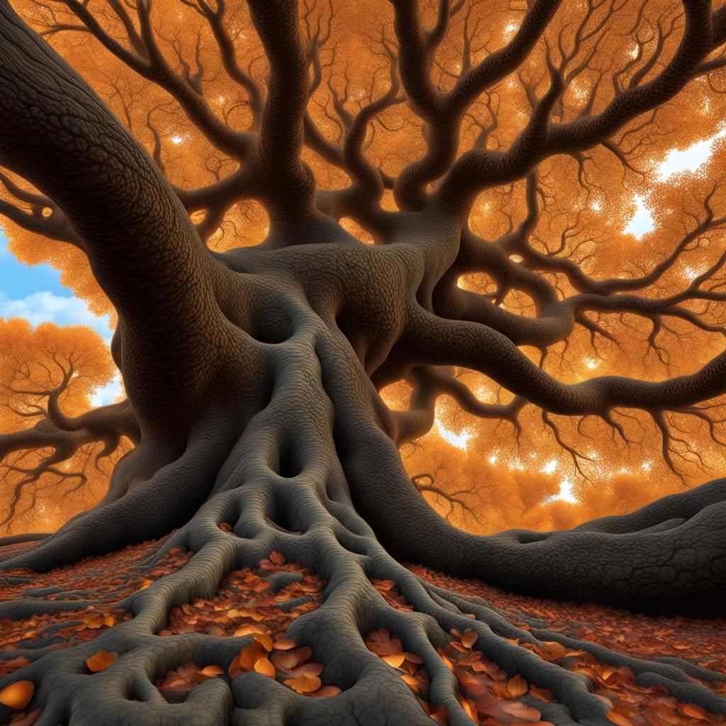 Mandelbrot Trees, Fractals in Fall, fibonacci in Autumn, wave function ...
