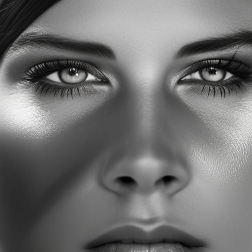 A stunningly attractive feminine woman , well dressed,pretty eyes ...