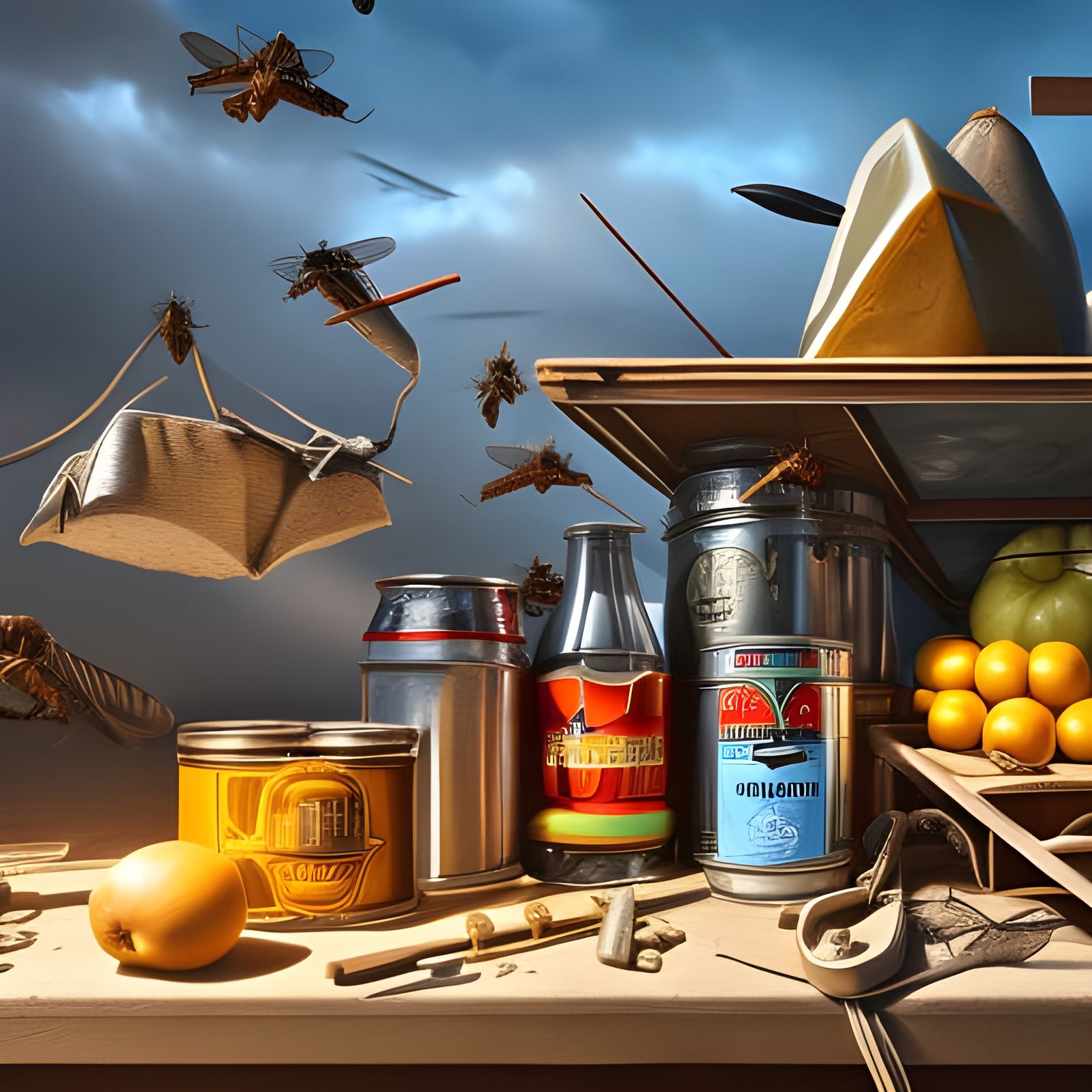 Still Life of a Slob - AI Generated Artwork - NightCafe Creator